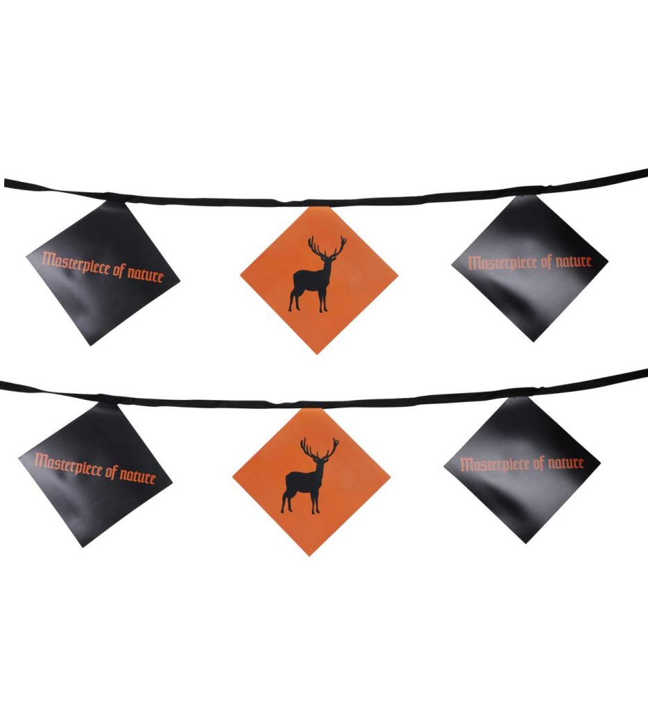 Pvc pennant banner for deer printing – Custom pennant banner Factory