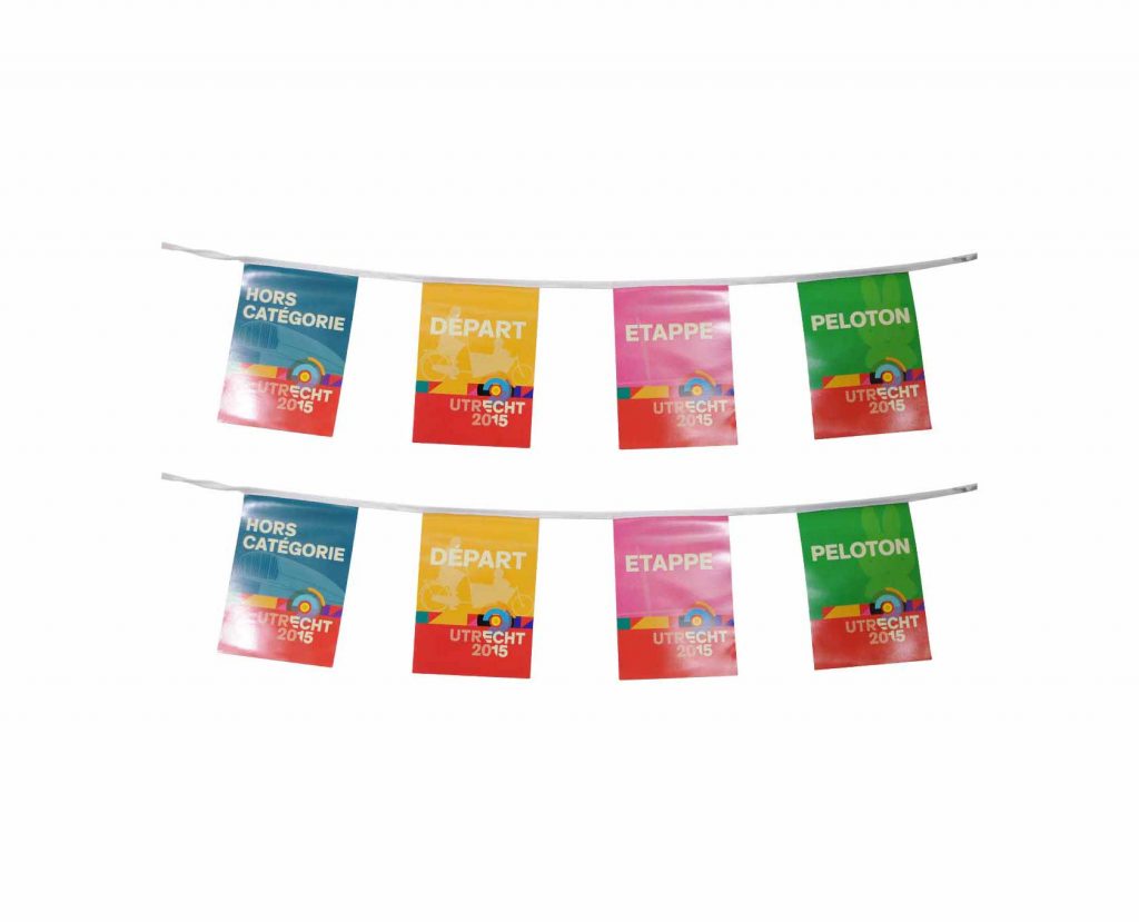 Pvc pennant banner for peak chocolate milk – Custom pennant banner Factory